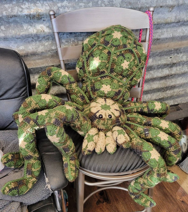 Spider Stuffed Animal Giant Spider Toy Spider Amigurumi Arachnid - Etsy
