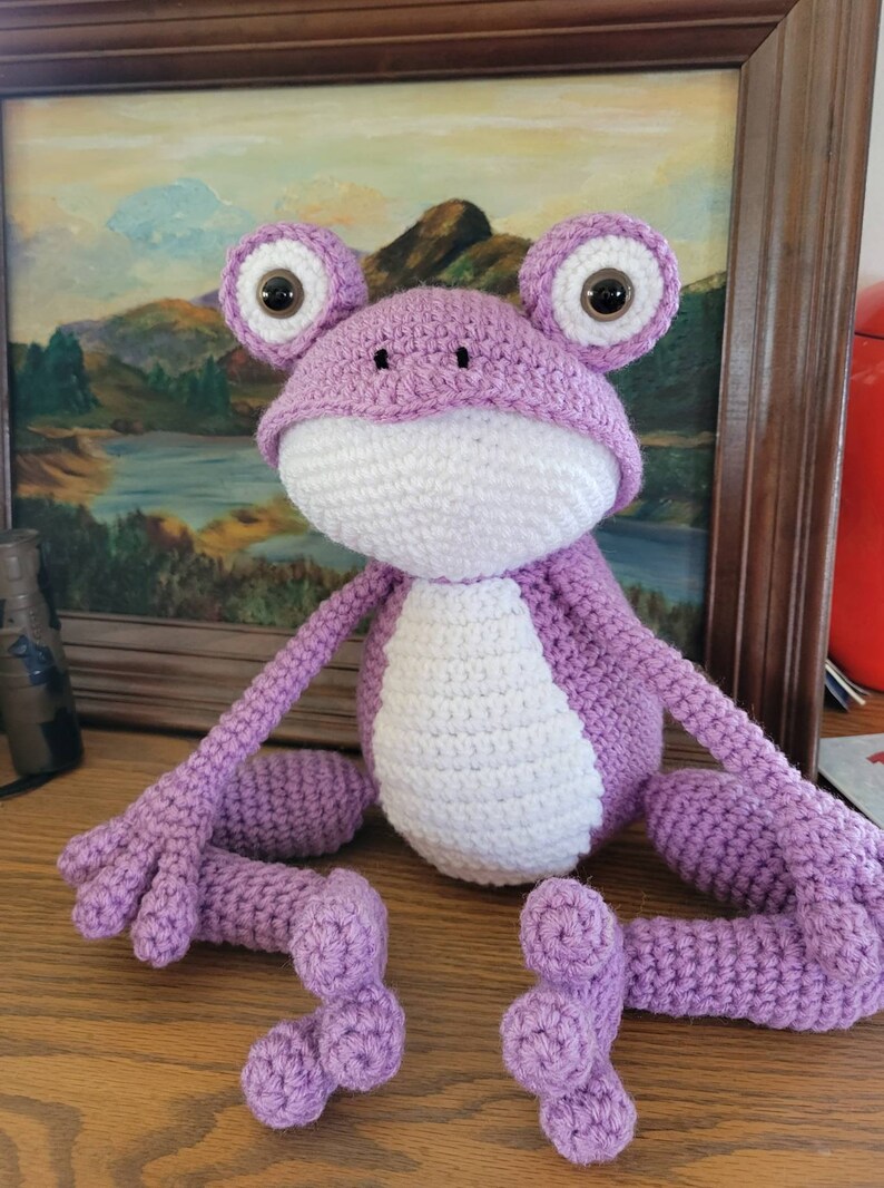 Frog Stuffed Animal Toad Amigurumi Frog Baby Frog Toy - Etsy