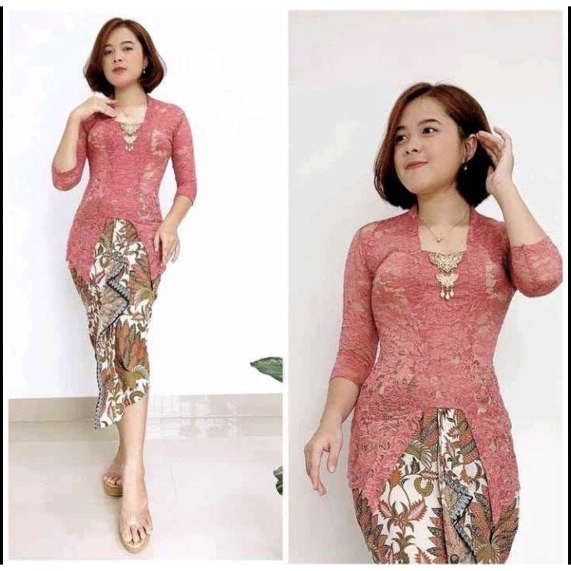 Traditional Women Dress From Bali Kebaya Bali Brocade Strait Sofia Half ...