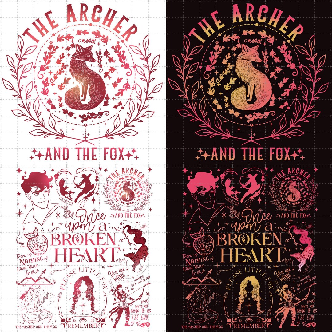 The Archer and the Fox Png File, Once Upon A Broken Heart Shirt Design ...