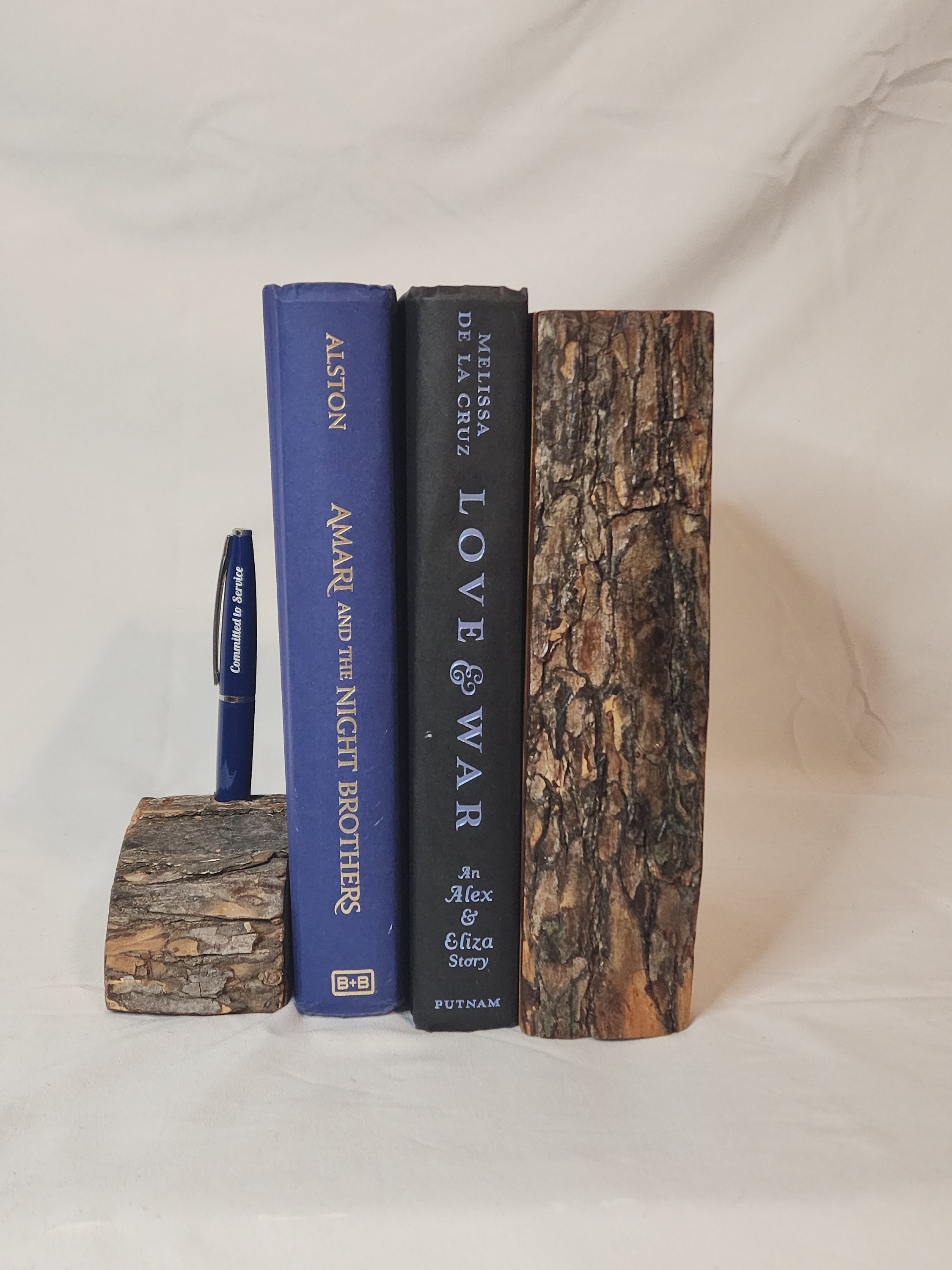 Live Edge Book End, Live Edge Display Piece, - Etsy