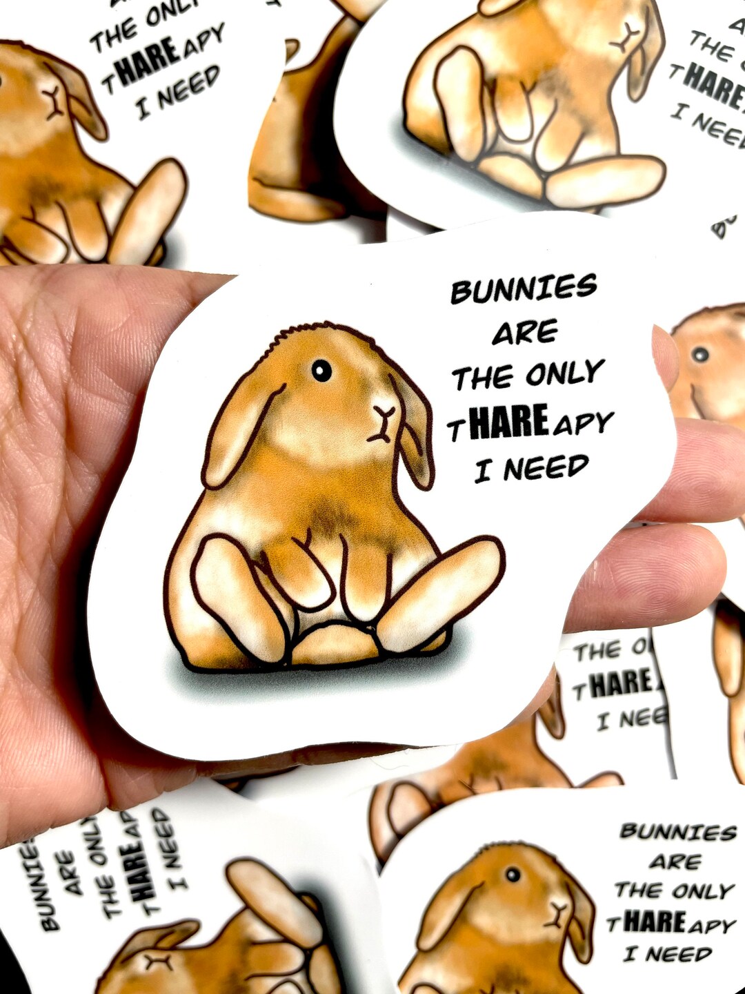 Rabbit Stickers | Bunny Stickers | Animal Stickers | Waterproof ...