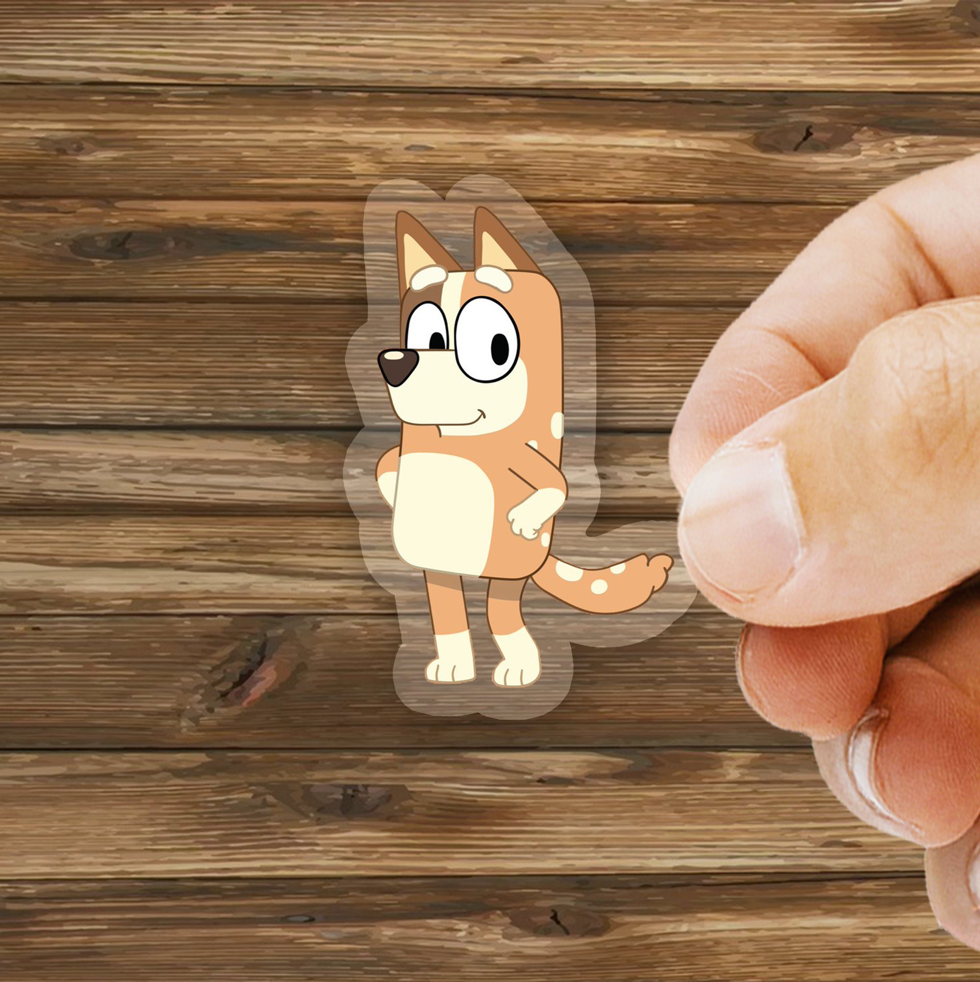 Bluey Sticker Chilli Heeler Bluey Family Stickers - Etsy