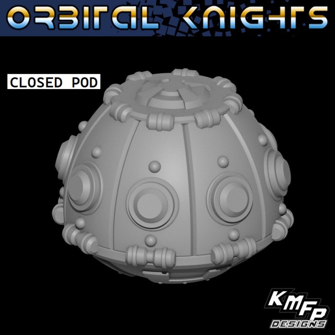 Orbital Knight Drop Craft V2 by KMFP Designs Epic Scale 6-15mm Kitv8 ...