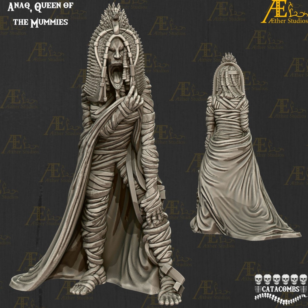 Anaq Queen of the Mummies by Aether Studios Catacombs Ruler Undead ...