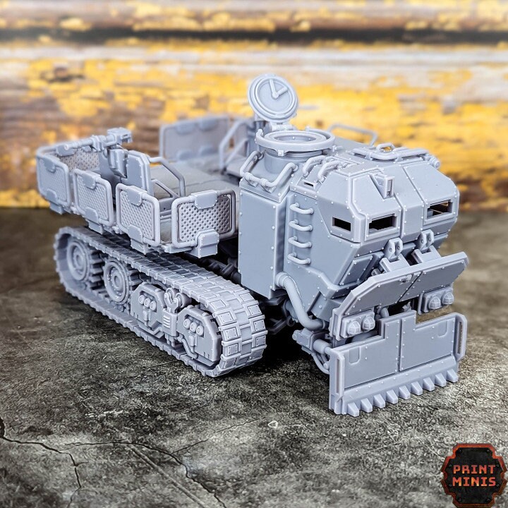 Colossus Bulwark Track Upgrade by Print Minis 28mm Scale Add-on Kit Sci ...