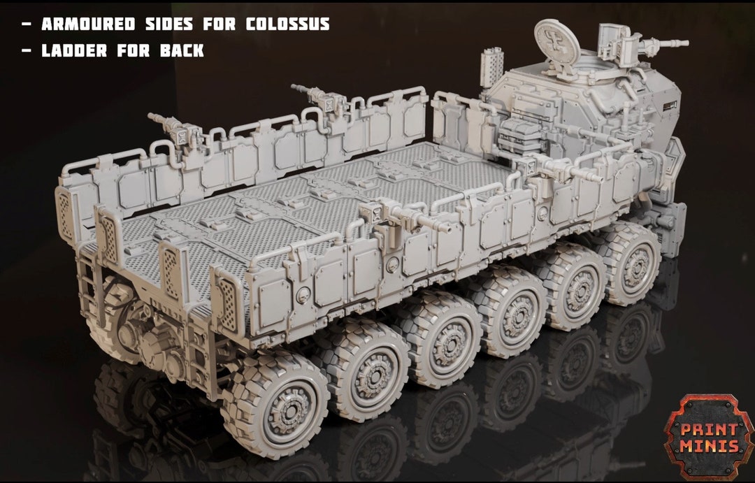 Colossus Heavy Transport Accessories Linebreaker Upgrade Add-ons 28mm ...