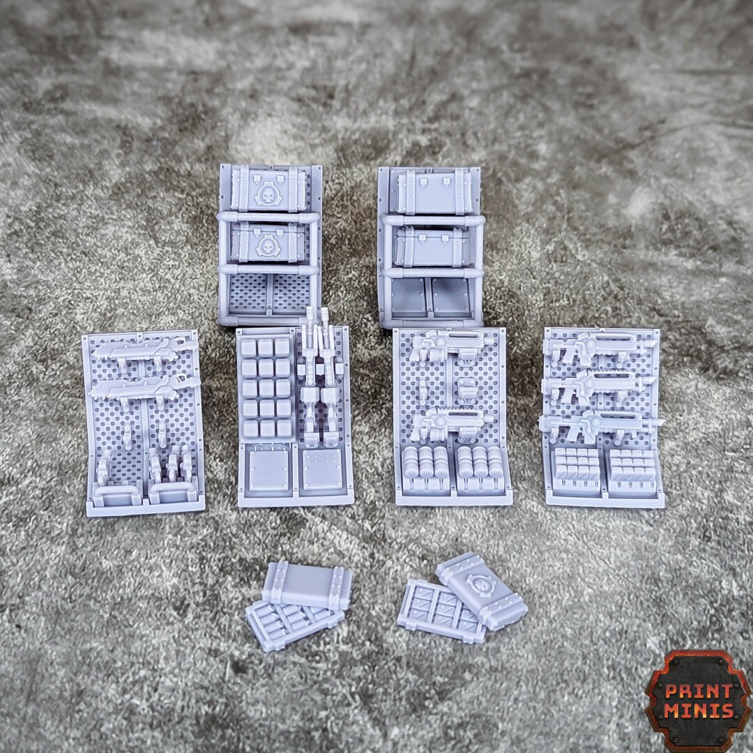 Armory Cargo by Print Minis 28mm Heroic Scale Container - Etsy