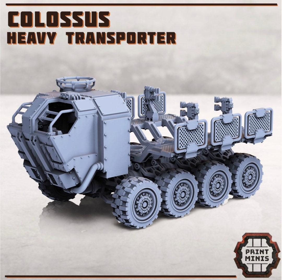 Colossus Heavy Transport by Print Minis 28mm Scale Tabletop Sci-fi War ...