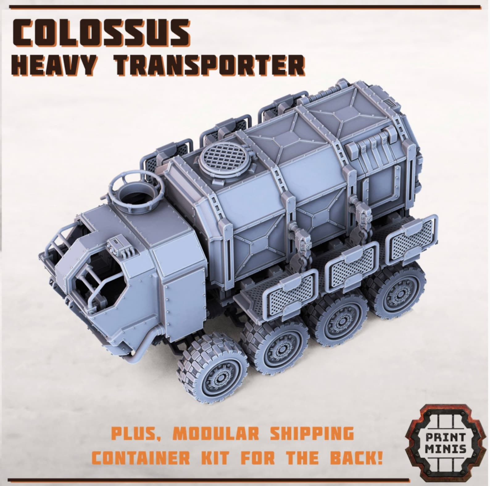 Colossus Heavy Transport by Print Minis 28mm Scale Tabletop Sci-fi War ...