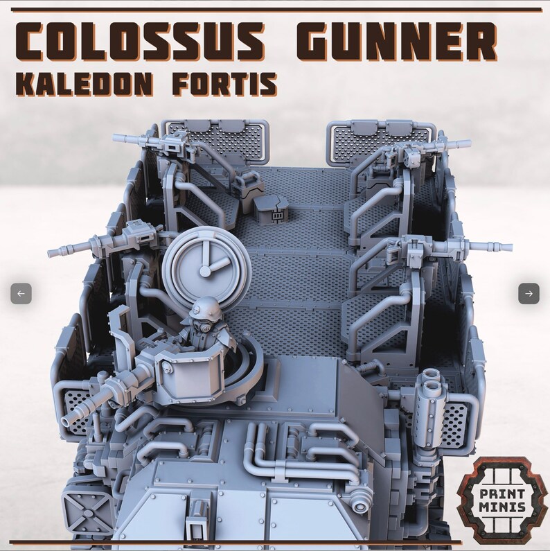 Colossus Heavy Transport Turret and Kaledon Fortis Light Infantry ...