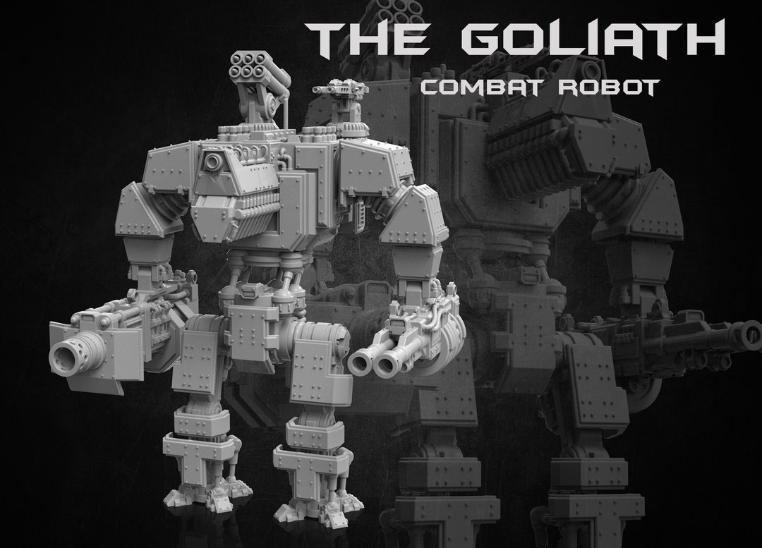 The Goliath Combat Robot Dieselpunk 32mm Scale goliath Size - Etsy