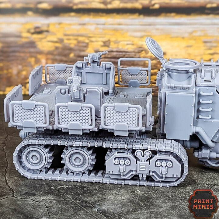Colossus Bulwark Track Upgrade by Print Minis 28mm Scale Add-on Kit Sci ...