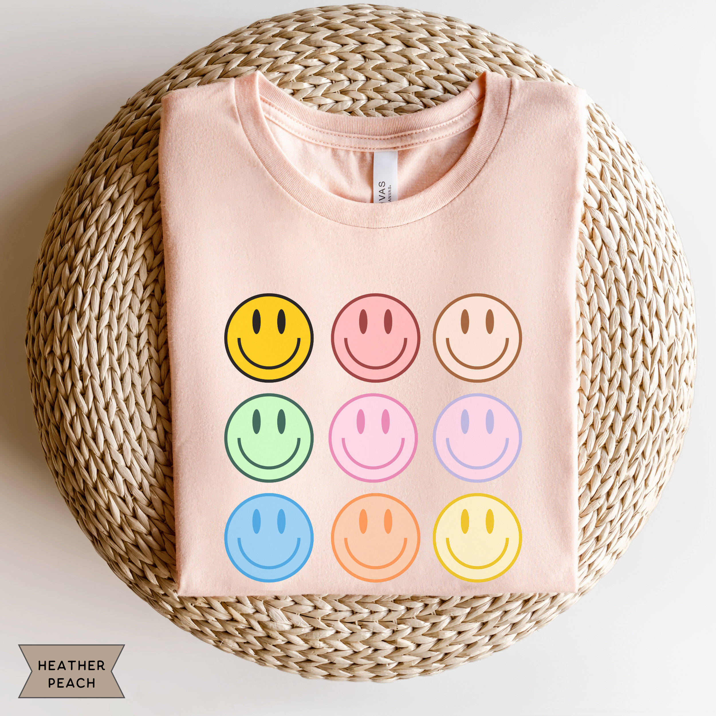 Retro Smiley Face Shirt Happy Face Shirt Smiley Face - Etsy