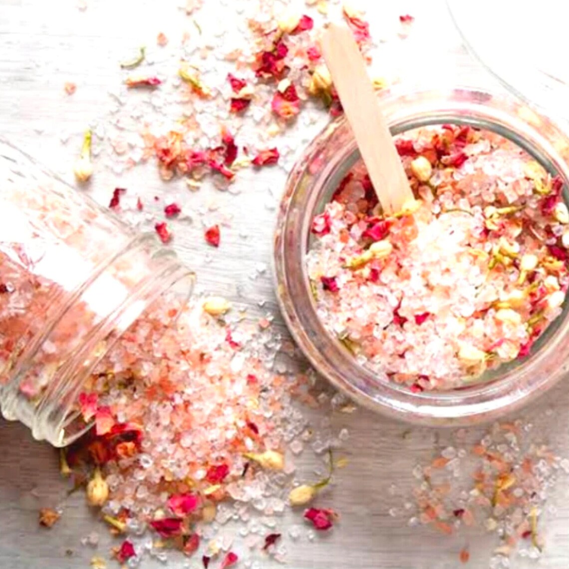 Rose GLŌ, Rose Scented Foot Soak Aromatherapy - Etsy