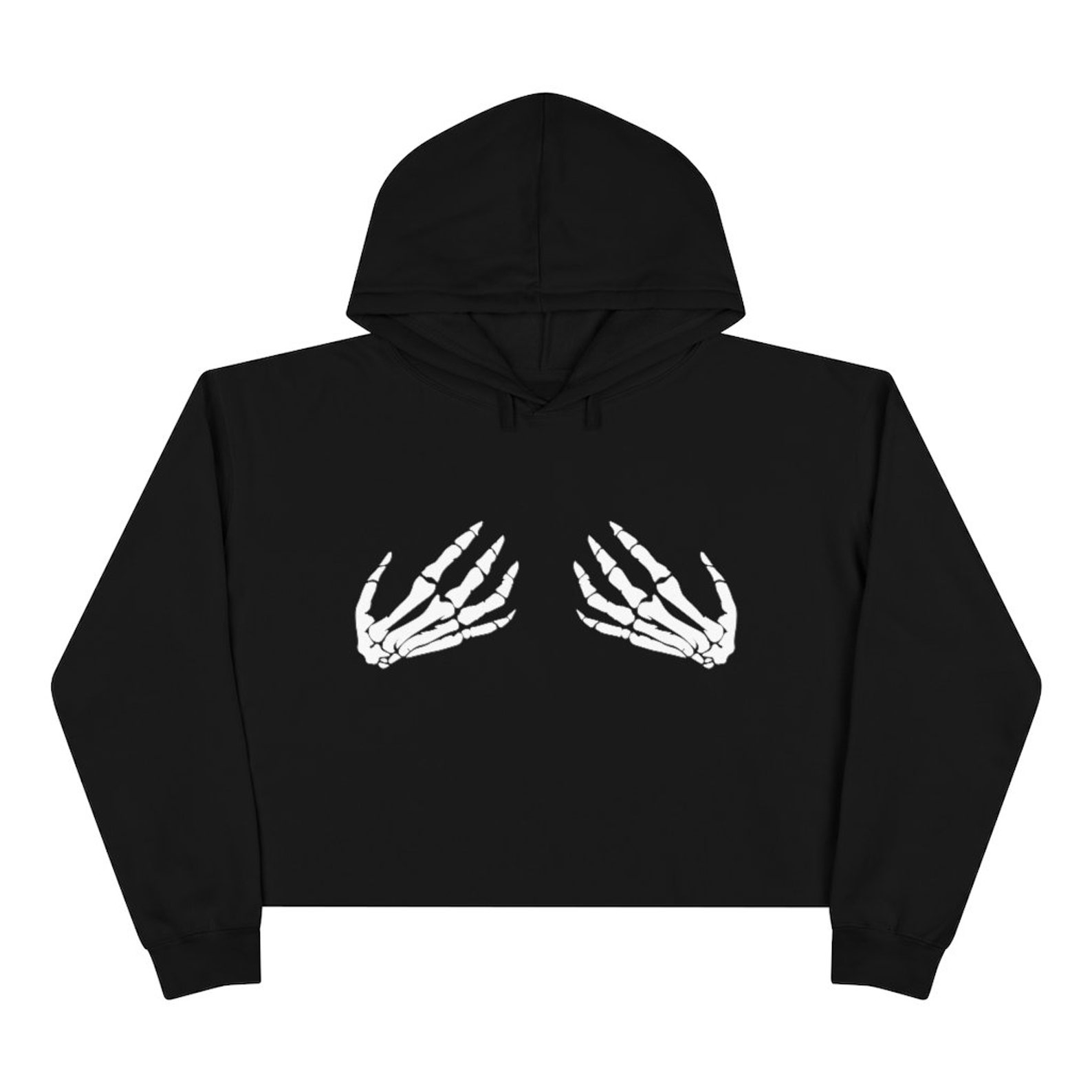 Skeleton Hands Halloween Skeleton Bra Hoodie Skeleton Hands - Etsy