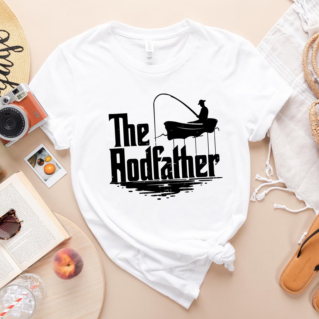 The Rodfather Shirt, Fishing Shirt, Dad Shirt, Father's Day Shirt ...