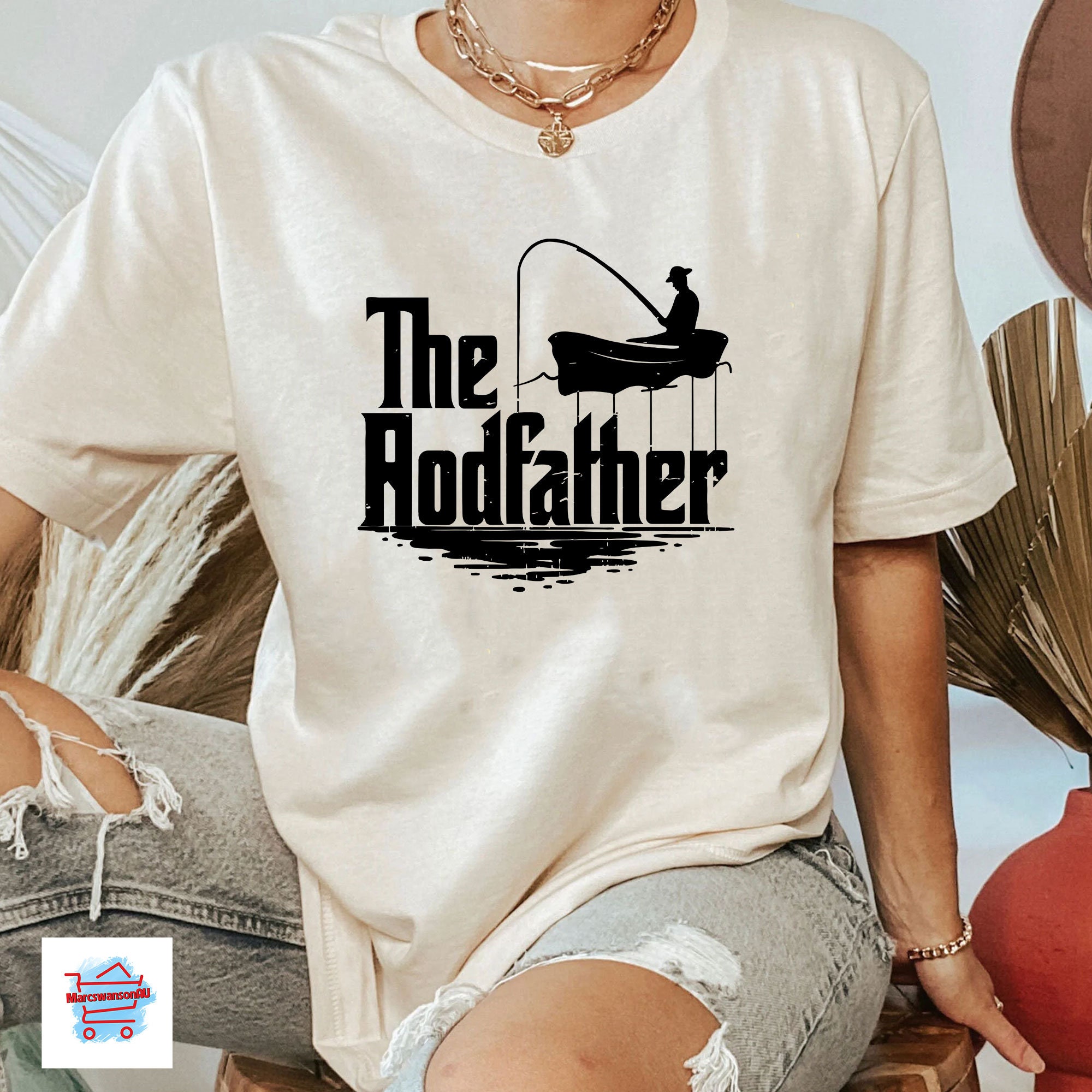 The Rodfather Shirt, Fishing Shirt, Dad Shirt, Father's Day Shirt ...