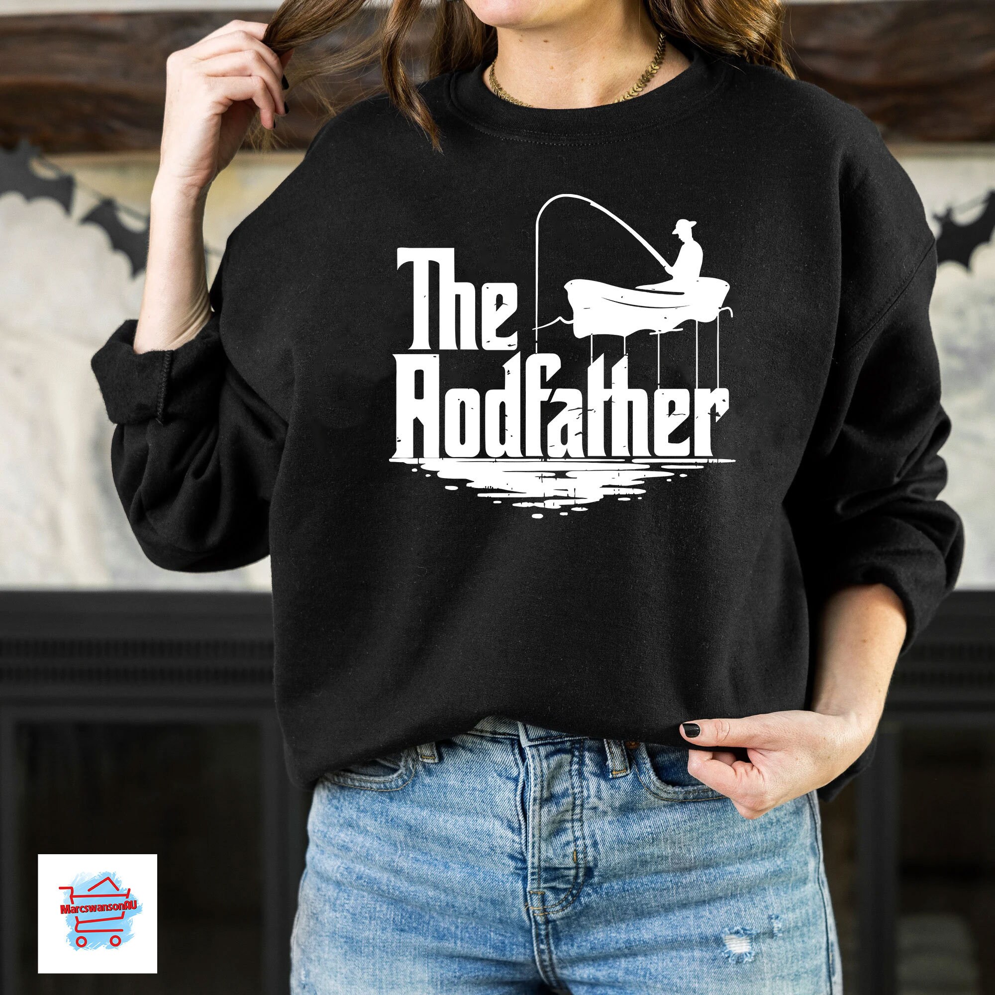 The Rodfather Shirt, Fishing Shirt, Dad Shirt, Father's Day Shirt ...
