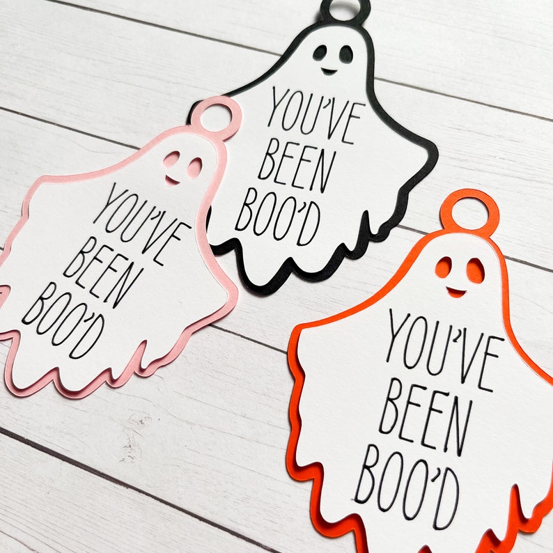 Pink/black/ Orange You’ve Been Boo’d Tags - Etsy