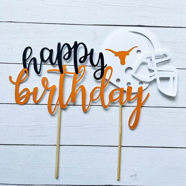 Longhorn Cake Topper - Etsy