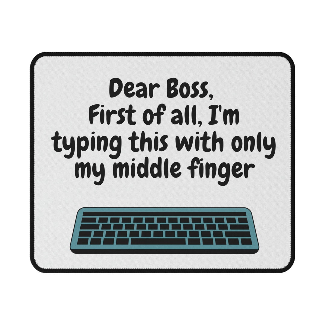 Mousepad Gift,funny Mouse Pad, Desk Pad Mat, Sarcastic Office Work ...