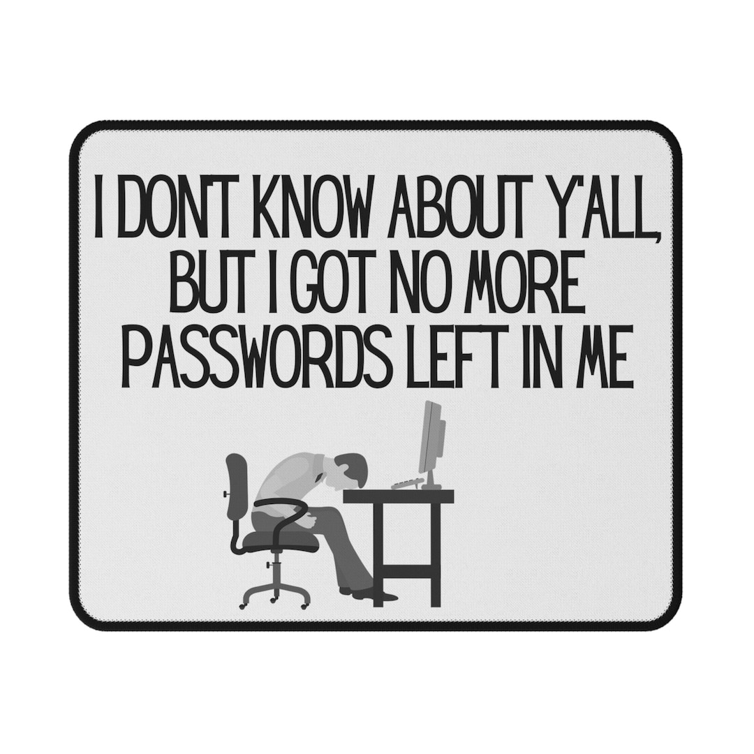 Mousepad Gift, Funny Mouse Pad, Desk Pad Mat Decor, Sarcastic Office ...