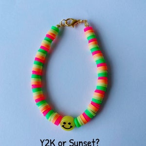 Aesthetic Clay Beaded Bracelets - Etsy