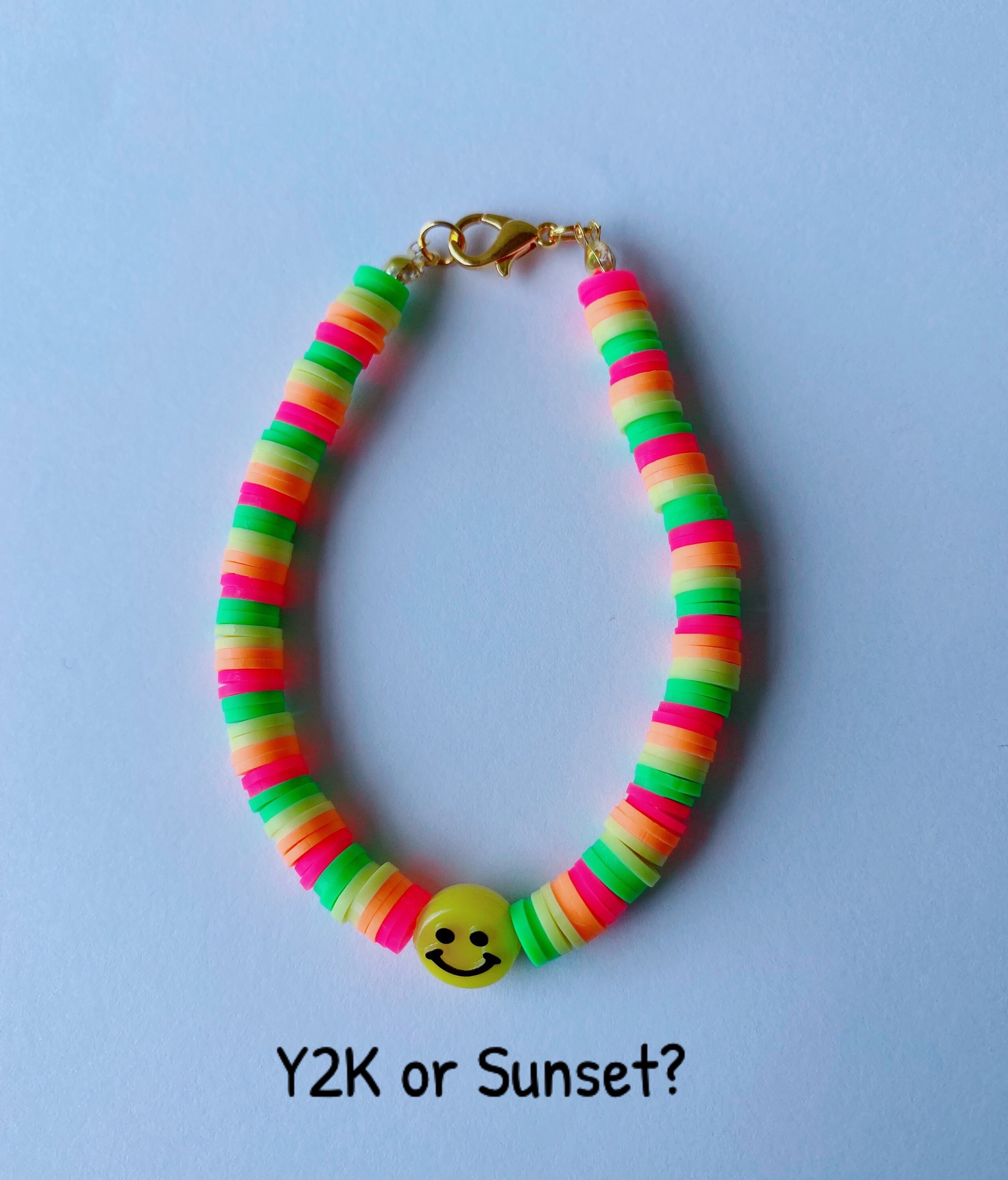 Aesthetic Clay Beaded Bracelets - Etsy