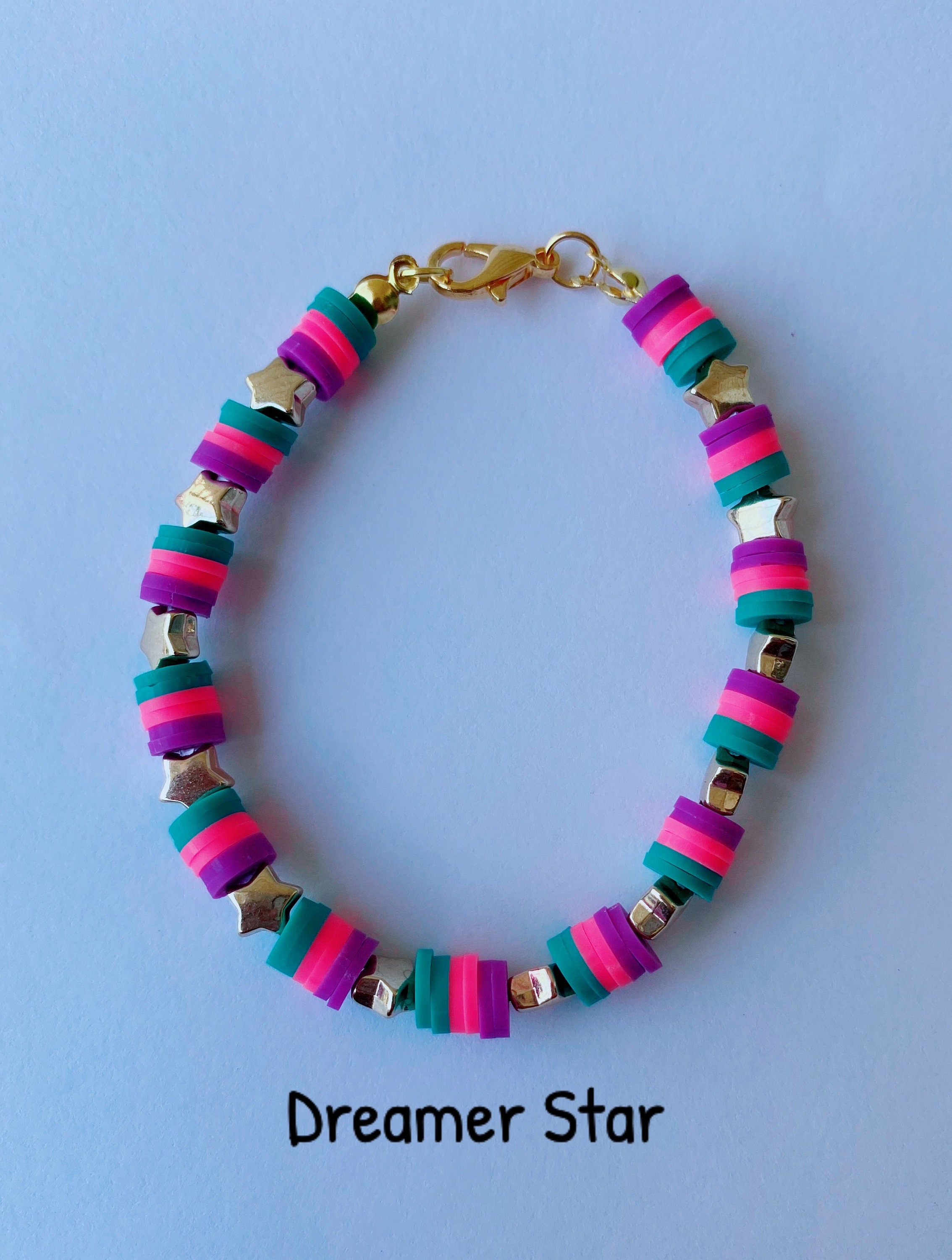 Aesthetic Clay Beaded Bracelets - Etsy