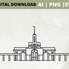 Provo City Center Utah LDS Temple Digital Download LDS Temple Cut File ...