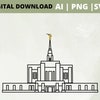 Provo City Center Utah LDS Temple Digital Download | LDS Temple | Cut ...