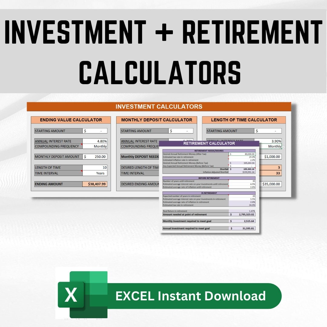 Investment and Retirement Calculators | Investment Planning ...