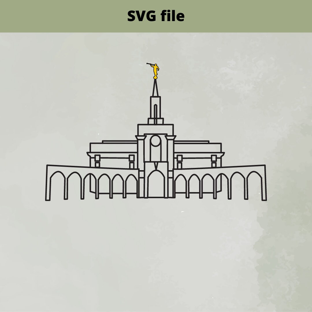 Bountiful Utah LDS Temple Digital Download | LDS Temple | Cut File ...