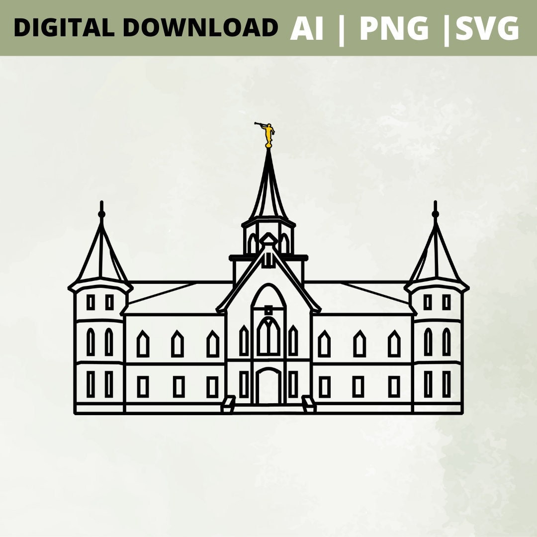 Provo City Center Utah LDS Temple Digital Download | LDS Temple | Cut ...
