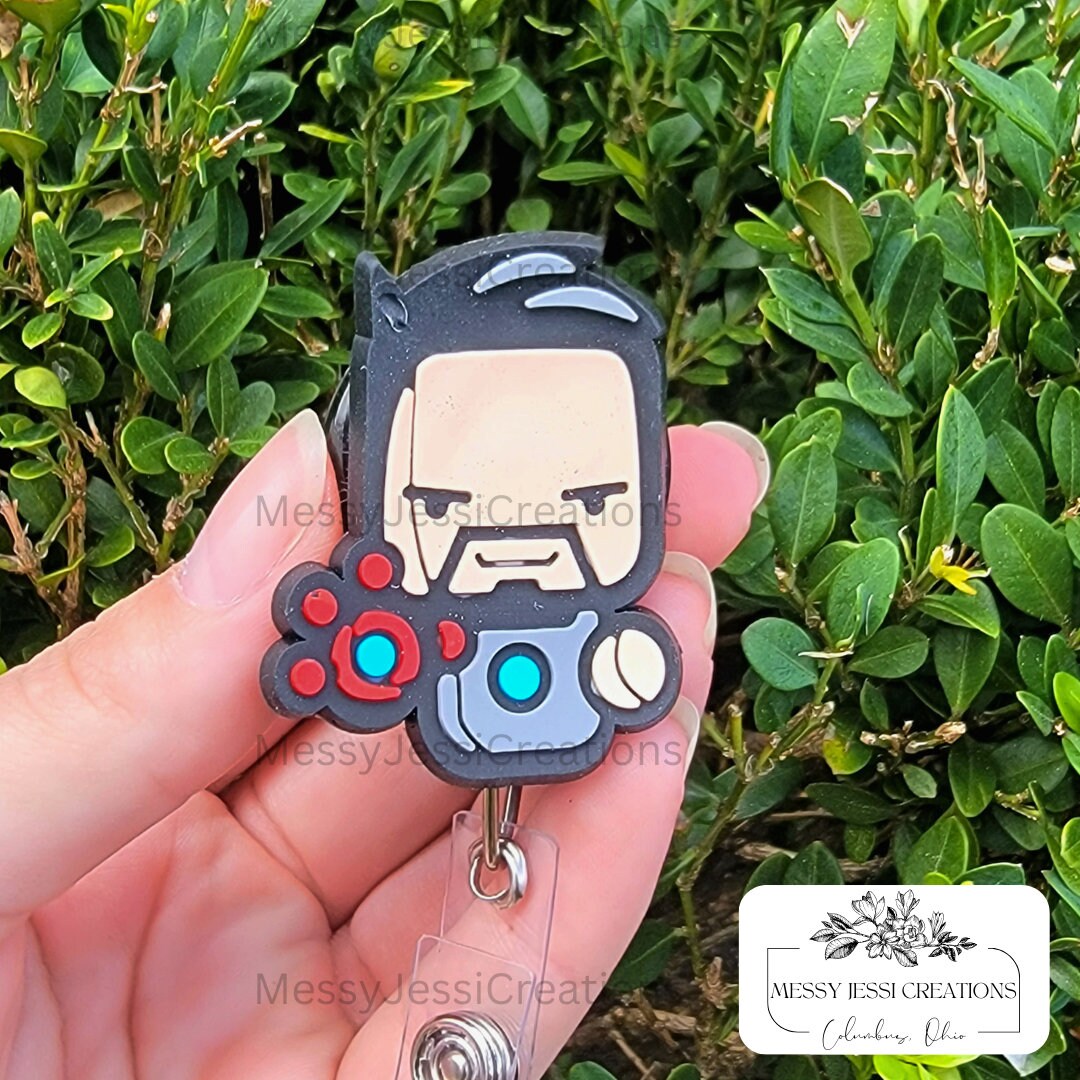 Superhero Themed | Custom Handmade Badge Reels | Key Chains ...