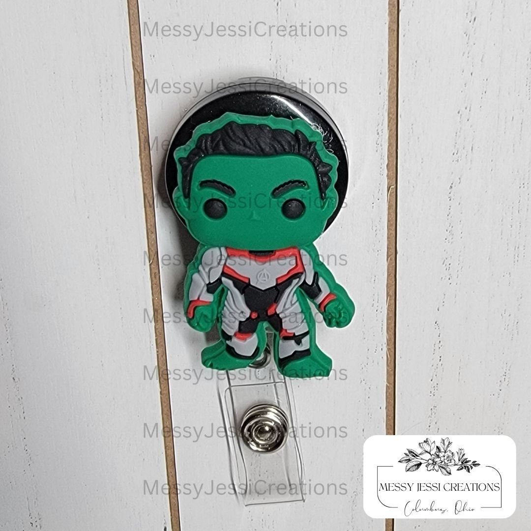 Super Hero Themed Marvel Custom Handmade Badge Reels Key Chains Magnets ...