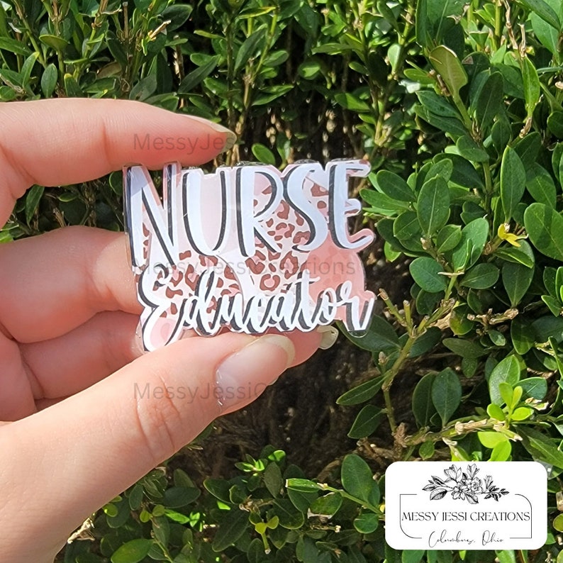 Nurse Educator | Nurse | Custom Handmade Badge Reels | Key Chains ...