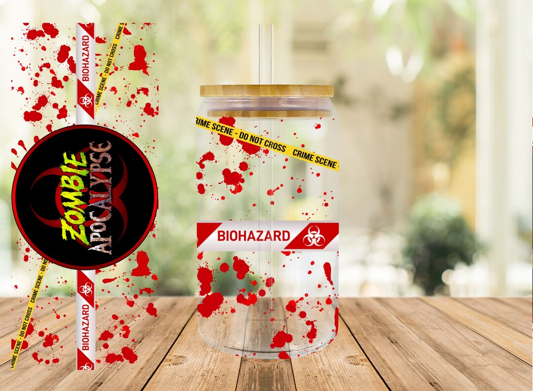 16oz PNG File Libby Soda Can Wrap Design Sublimation or DTF / UVDTF Zombie - Etsy