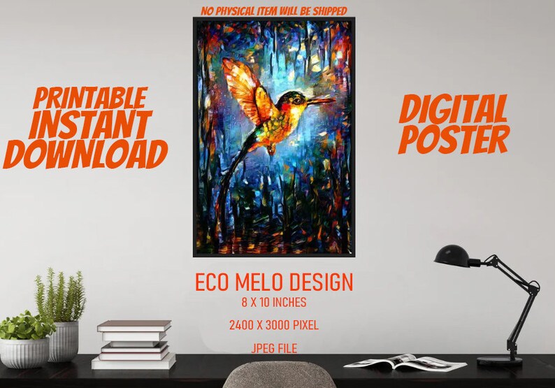 Printable Hummingbirds Wall Art INSTANT DOWNLOAD - Etsy