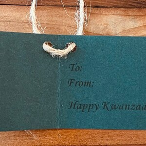 7 Kwanzaa Daily Gift Tags - Etsy