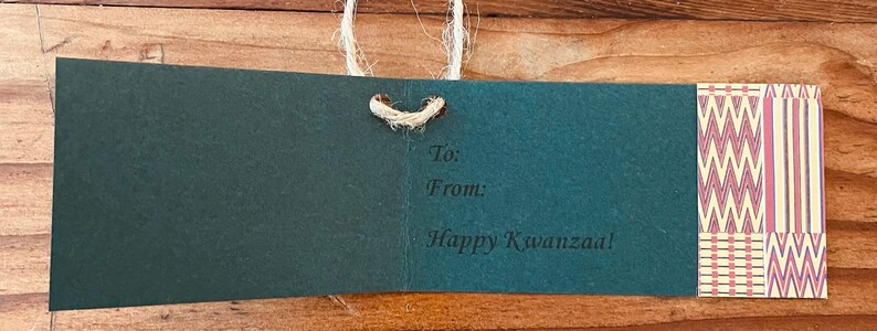 7 Kwanzaa Daily Gift Tags - Etsy