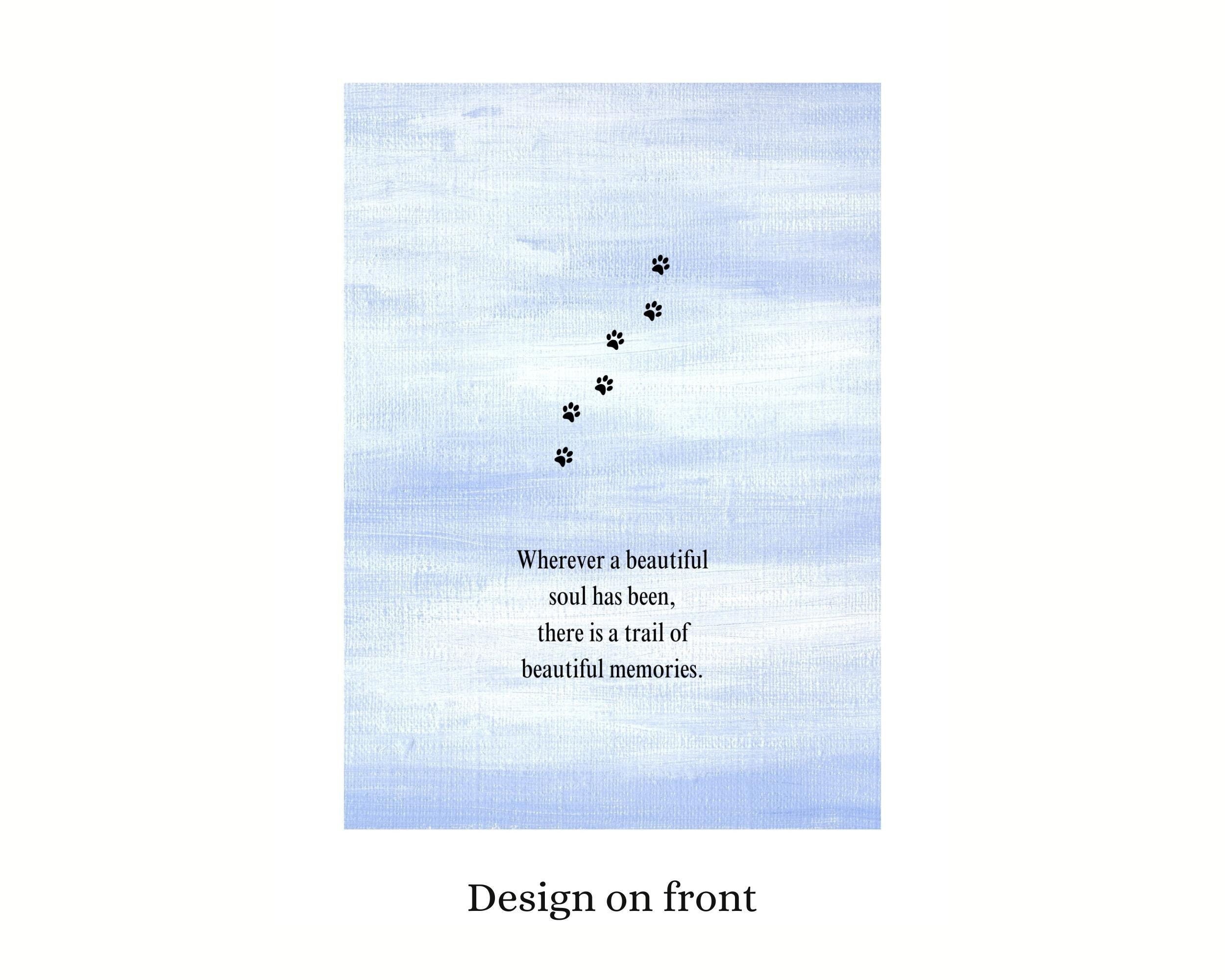 Loss of Pet Sympathy Card | Condolence Card, Grievance Card ...