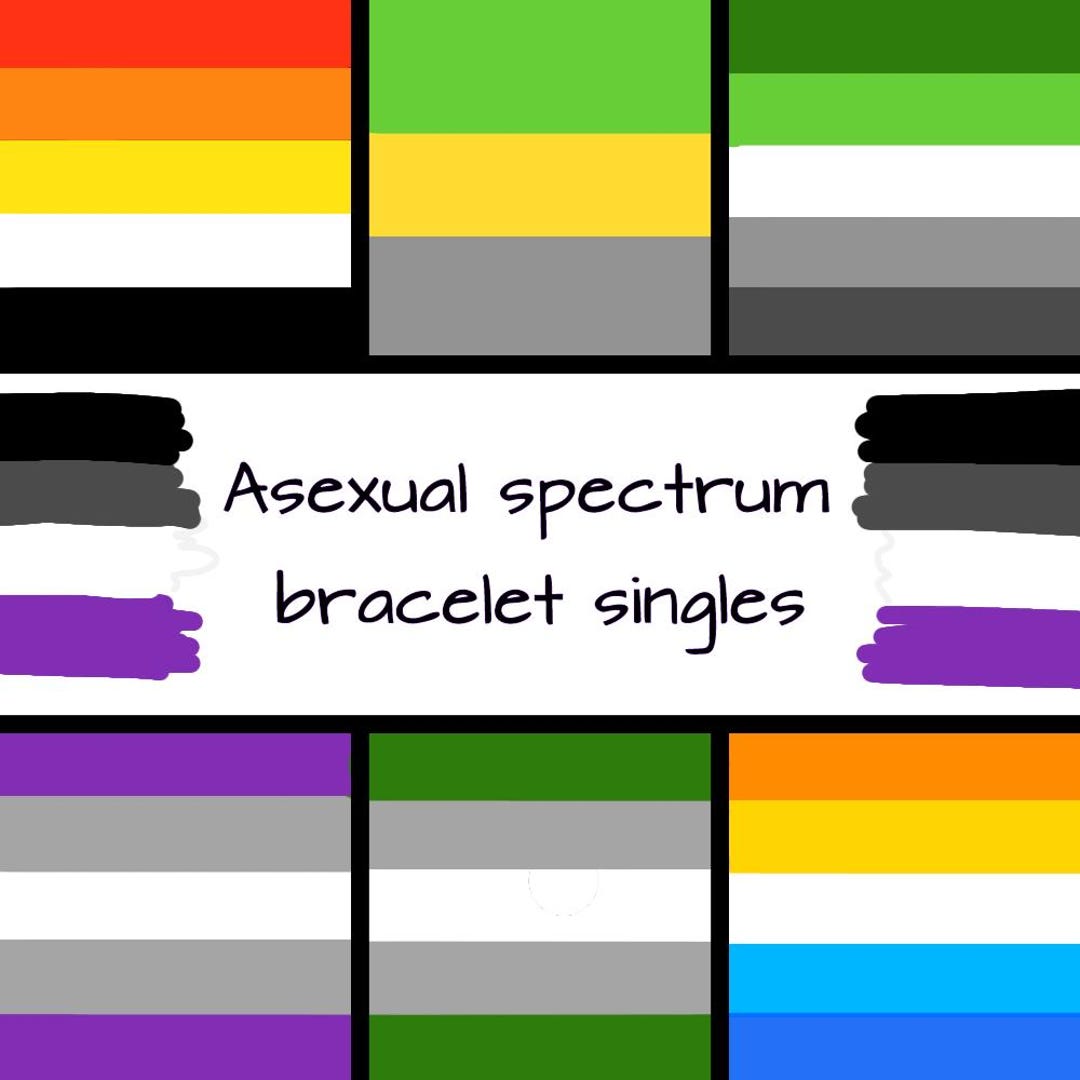 Ace Spectrum Pride Flag Bracelets (singles) - Etsy