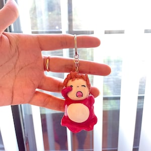 Handmade Sleepy Ponyo Keychain| Unique Gift Idea| Perfect for Anime and ...