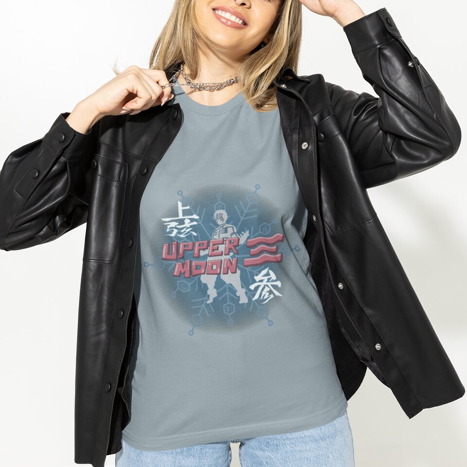 Demon Slayer Graphic Akaza T-Shirt, Upper Rank 3 Demon Design , Akaza ...