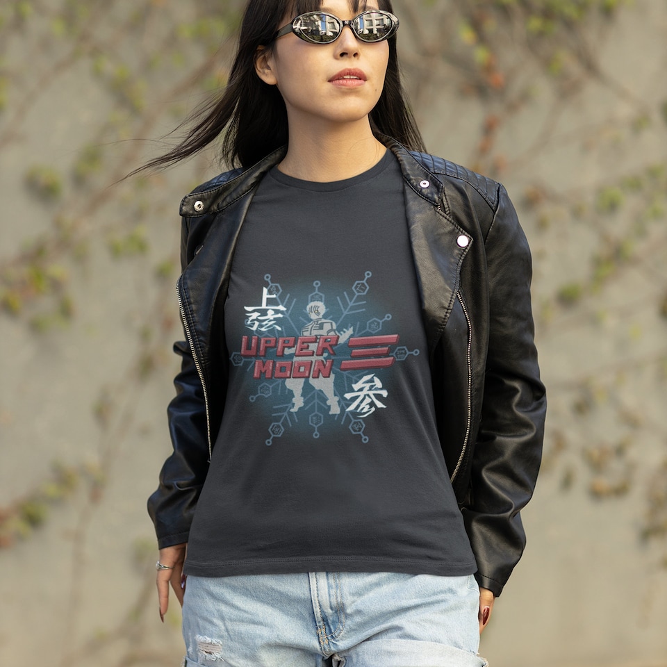 Demon Slayer Graphic Akaza T-Shirt, Upper Rank 3 Demon Design , Akaza ...