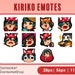 Overwatch Animated Kiriko 10 Emote Bundle twitch Discord Youtube ...
