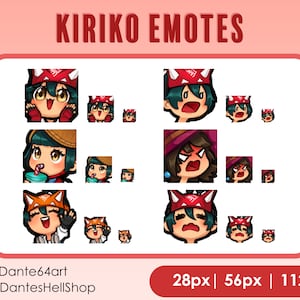 Overwatch Animated Kiriko 10 Emote Bundle twitch Discord Youtube ...