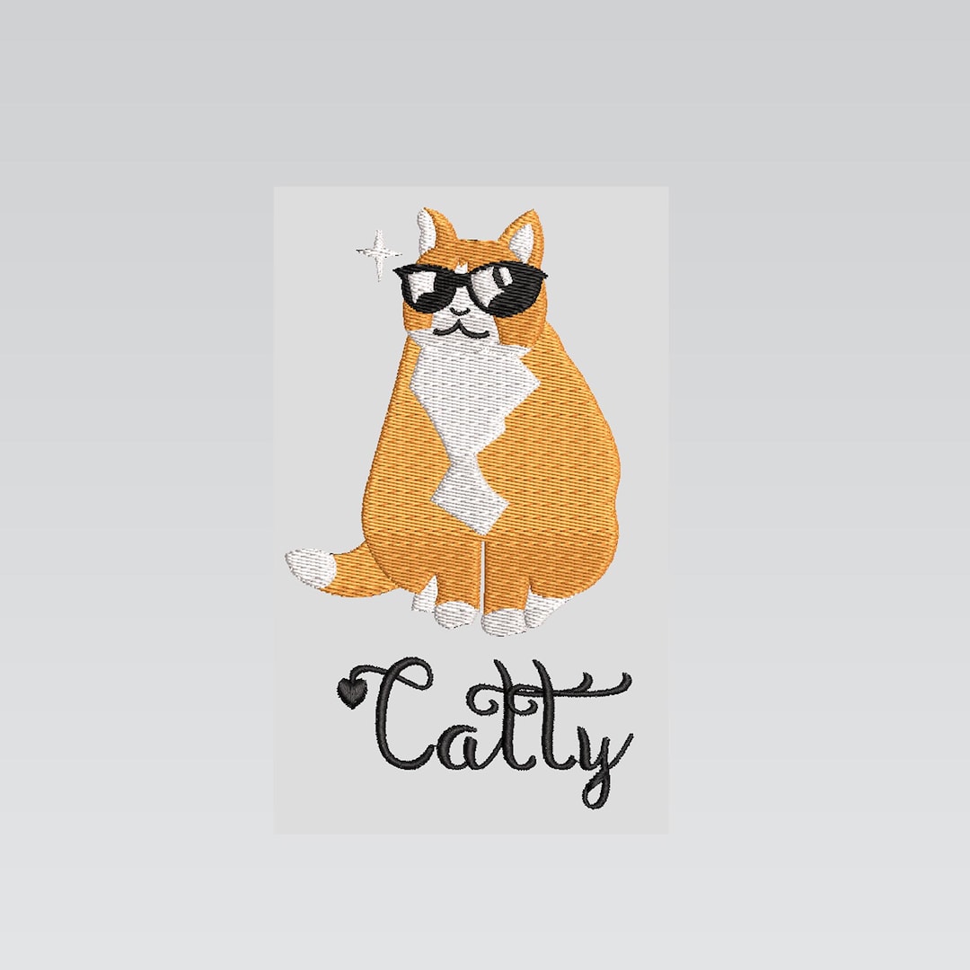 Cute-mini Cats-machine Embroidery Design Set--instant Download - Etsy